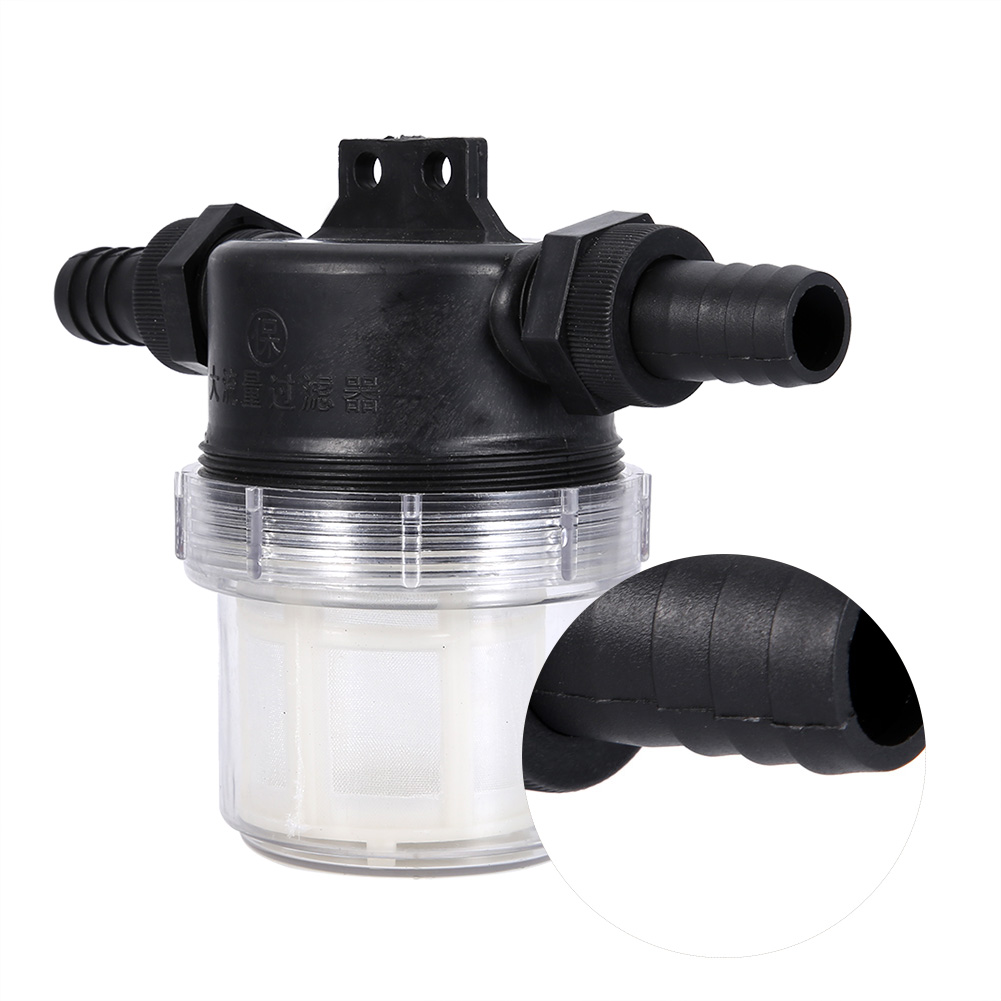 High Flow Transparent Inline Mesh Strainer Water Filter Garden ...