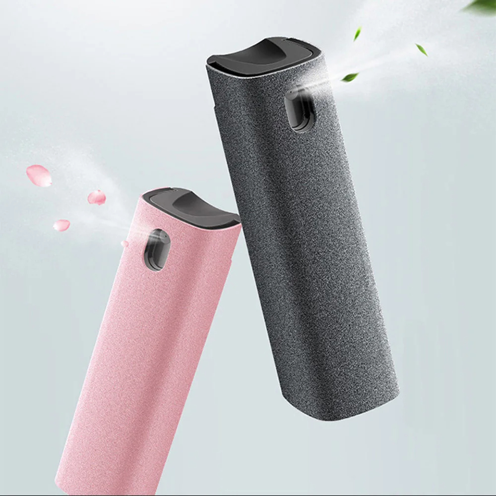 2 in 1 Phone & Laptop Screen Cleaner Spray with Microfiber Cloth – Dust ...