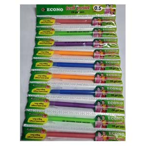 Econo Tech Point Ball Pen Black Ink - (10 Pcs) | Daraz.com.bd