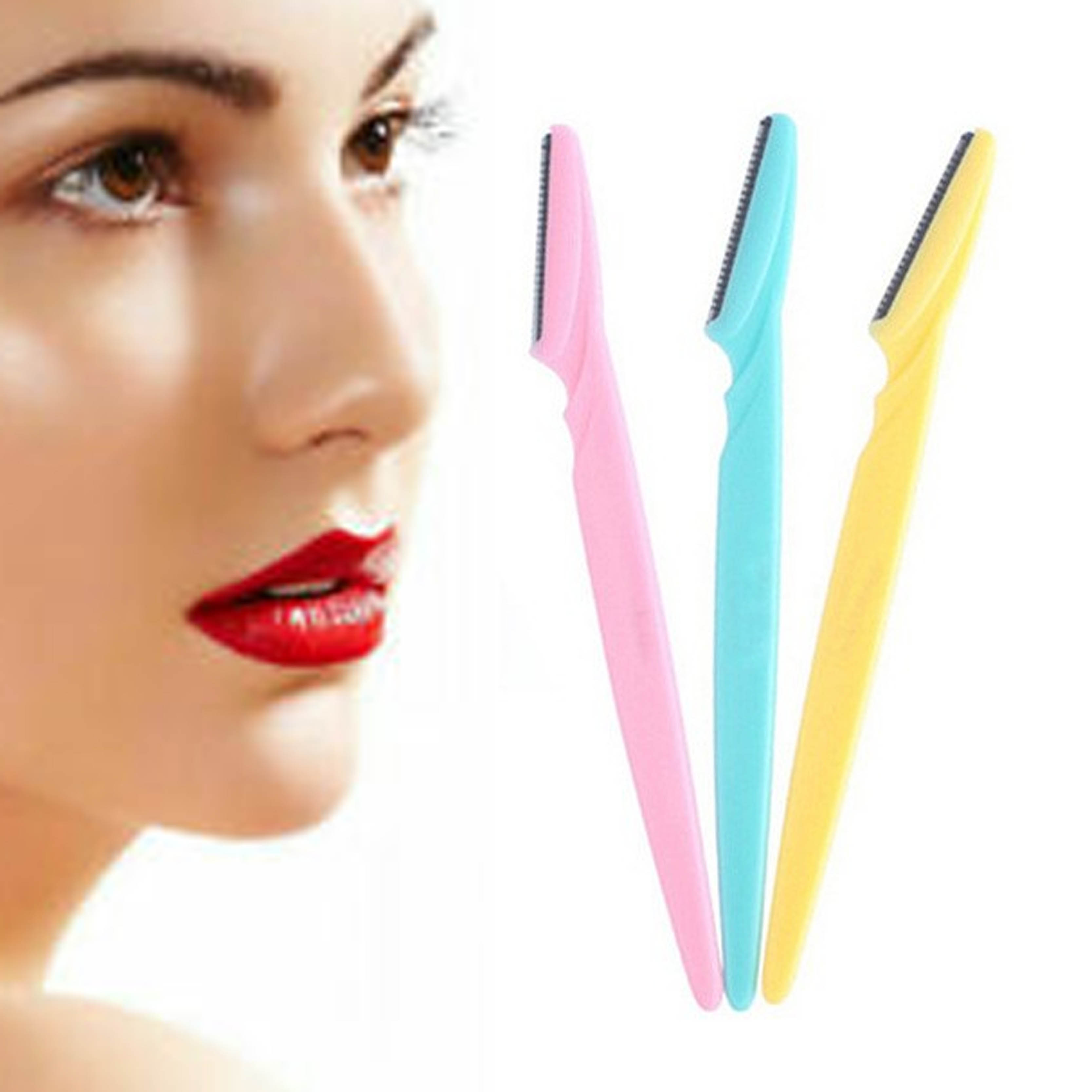 Eyebrow Face Razor 3 pcs Trimmer Shaper Shaver Blade Hair Remover Tool
