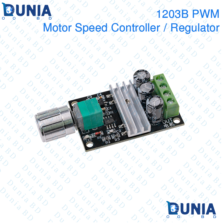 1203B PWM 6V 12V 24V 28V 3A DC Motor Speed Controller Regulator | Daraz.com.bd
