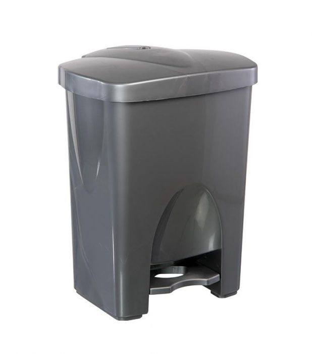 Plastic Supper Paddle Bin - Grey - dustbin | Daraz.com.bd