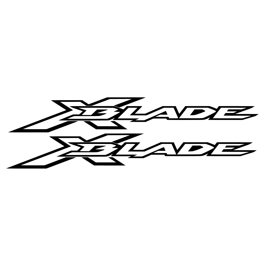 X Blade logo sticker for bike | Daraz.com.bd