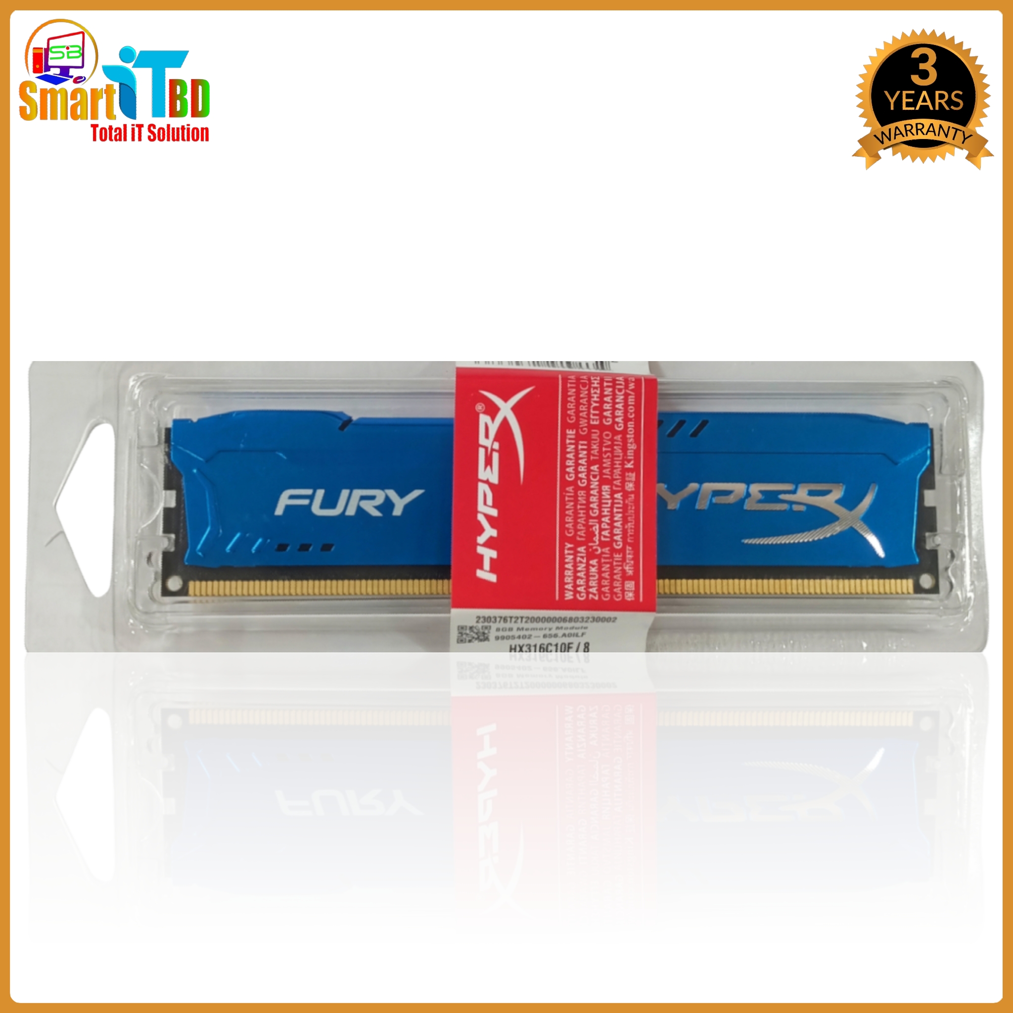 HyperX DDR3 8GB 1600MHz Desktop Ram With 3Year Warranty | Daraz.com.bd