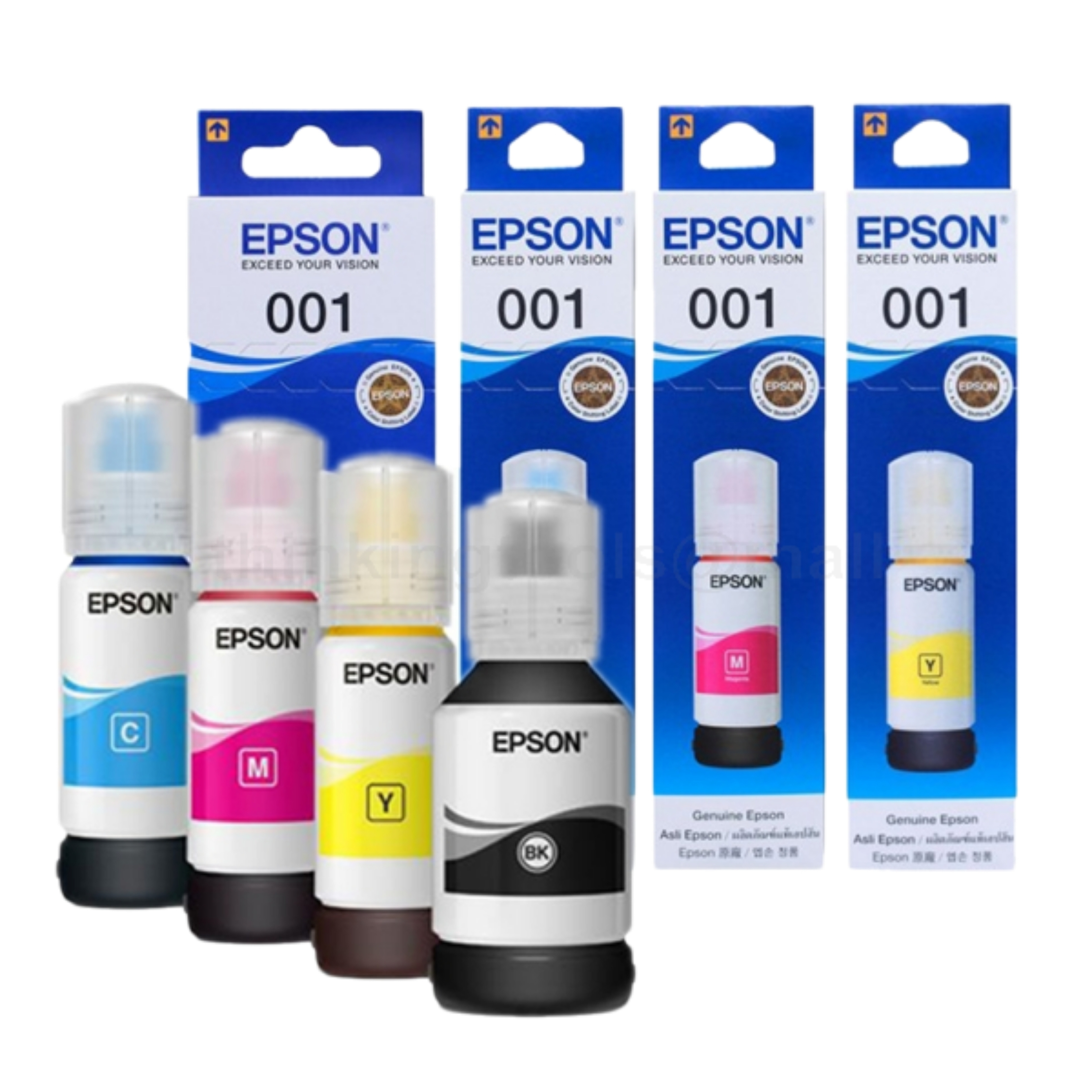 Epson 001 Four color Ink bottle For L6270, L4150, L4160, L4260, L6160 ...