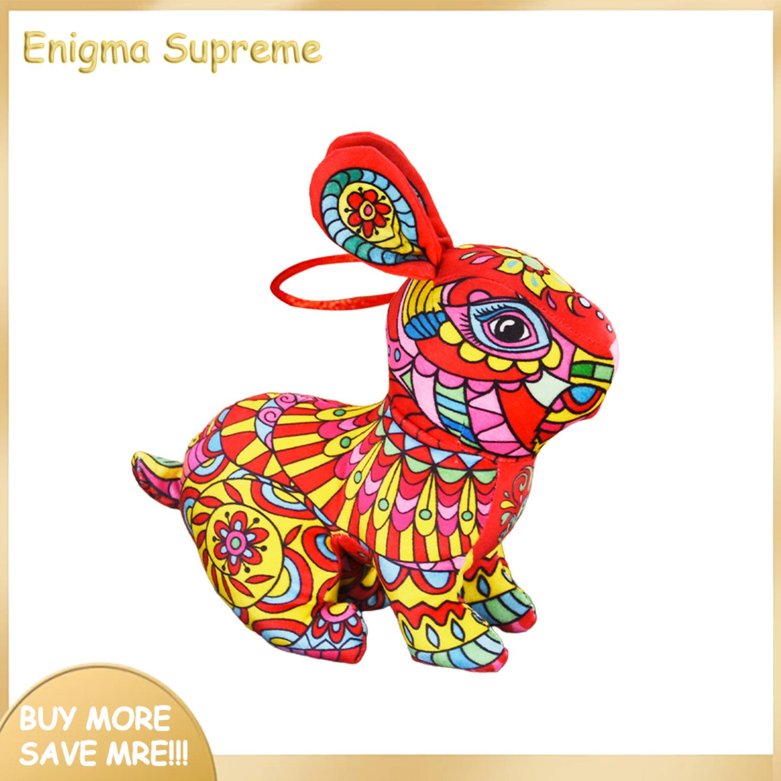 Enigma- Bunny Plush Doll Plushies 2023 Year Mascot Doll Plush Ornaments ...