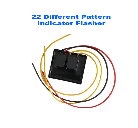 Universal Bike Hazard Flasher Relay 22 Different Pattern Flasher Relay ...