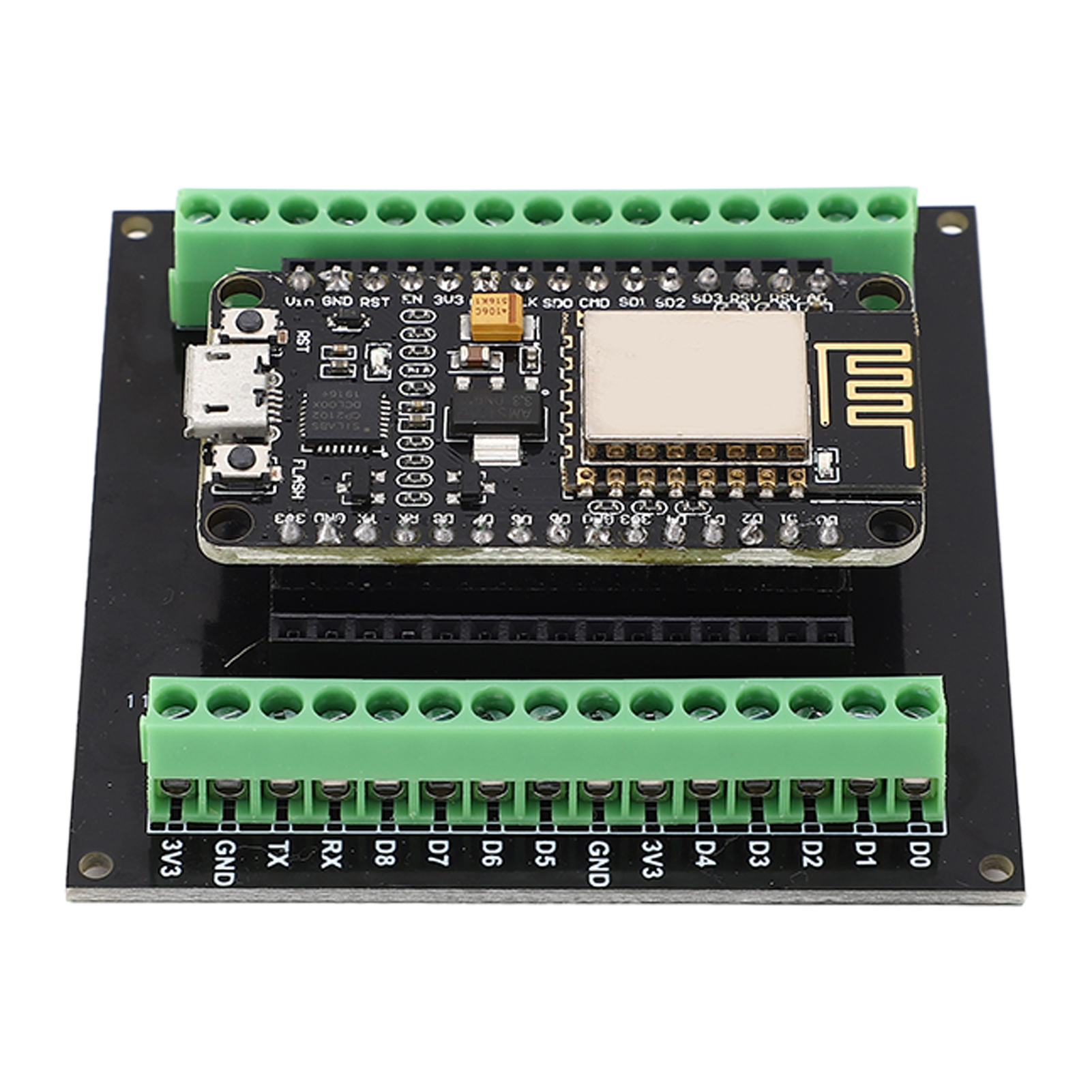 Expansion Board, 2 Layer Design ESP8266 Development Board for NODEMCU V2 | Daraz.com.bd