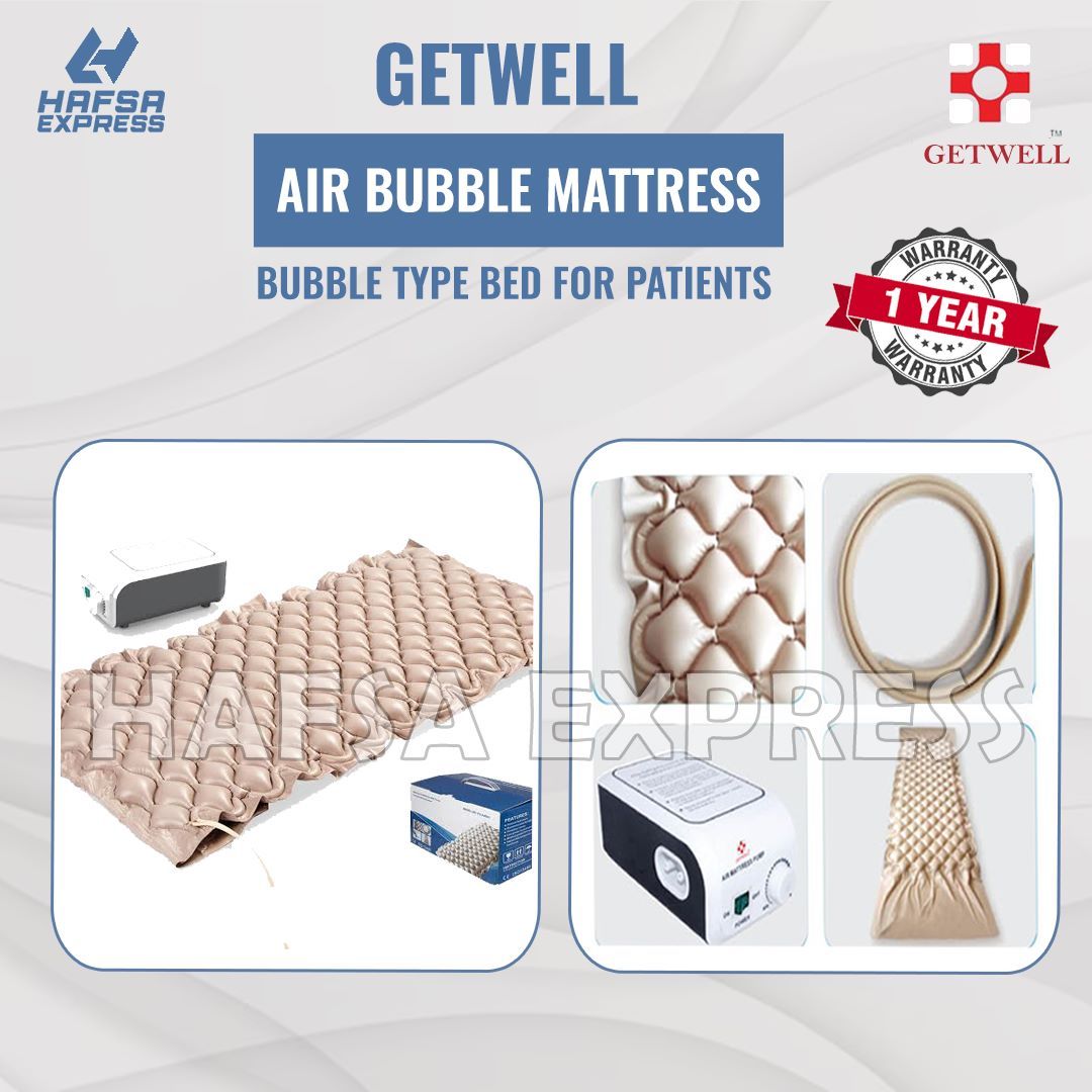 Getwell Air Bubble Mattress with Adjustable Pump System for Bed sore ...