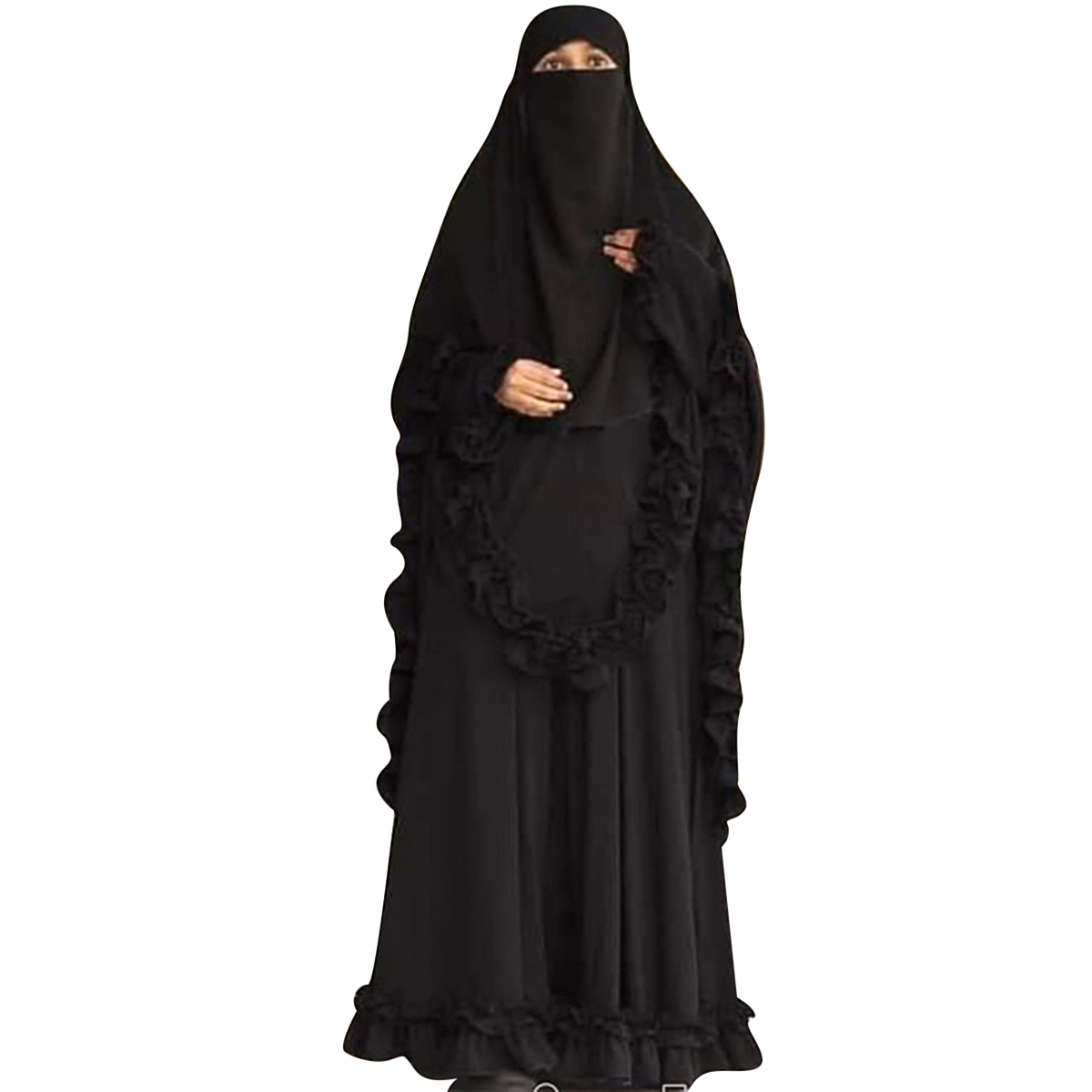 Malaysian Stylish Khimar Burka with Hijab And Niqab Full Set For ...