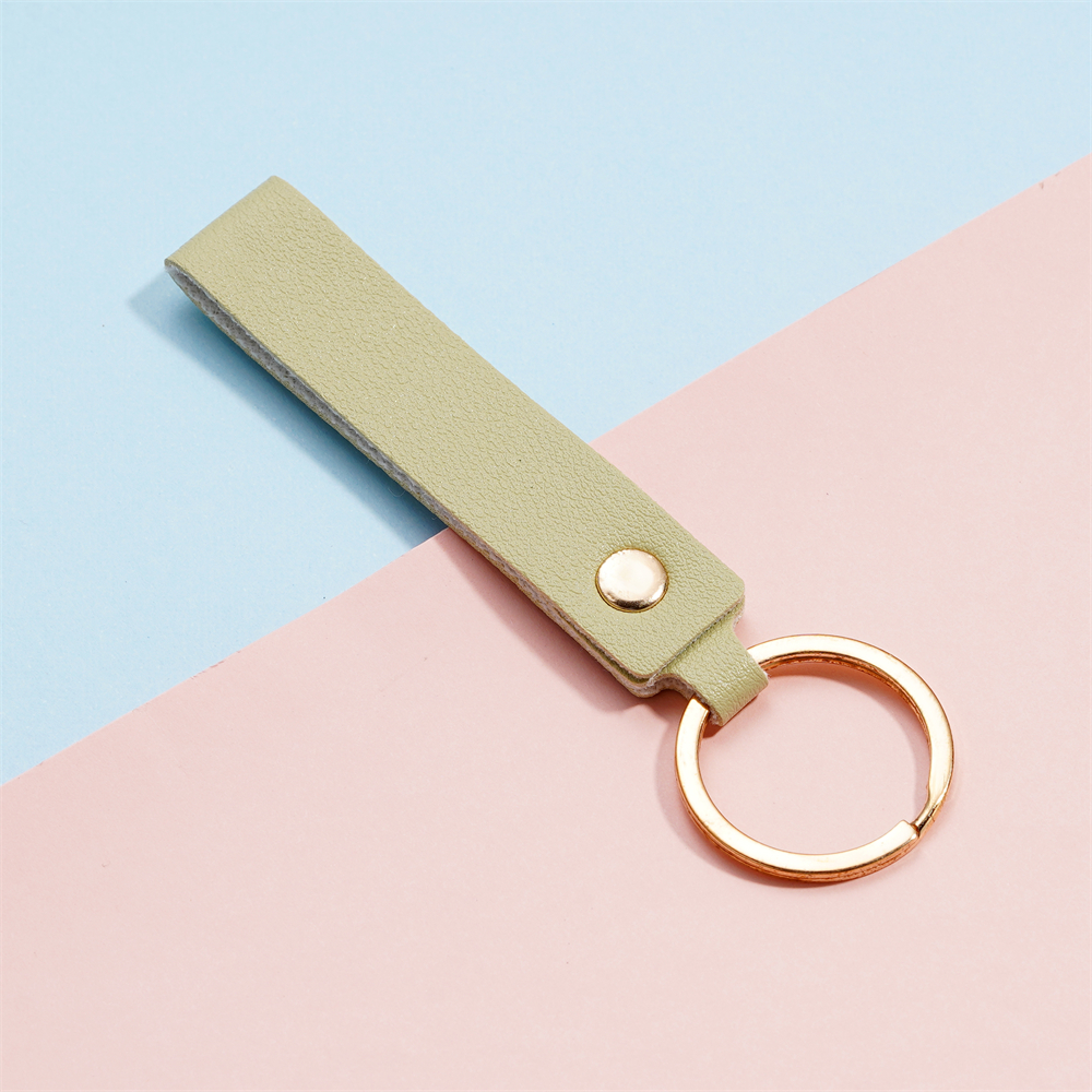 St.kunkka 1-5Pcs Leather Keychain Key Ring For Bag Key Pendant DIY ...