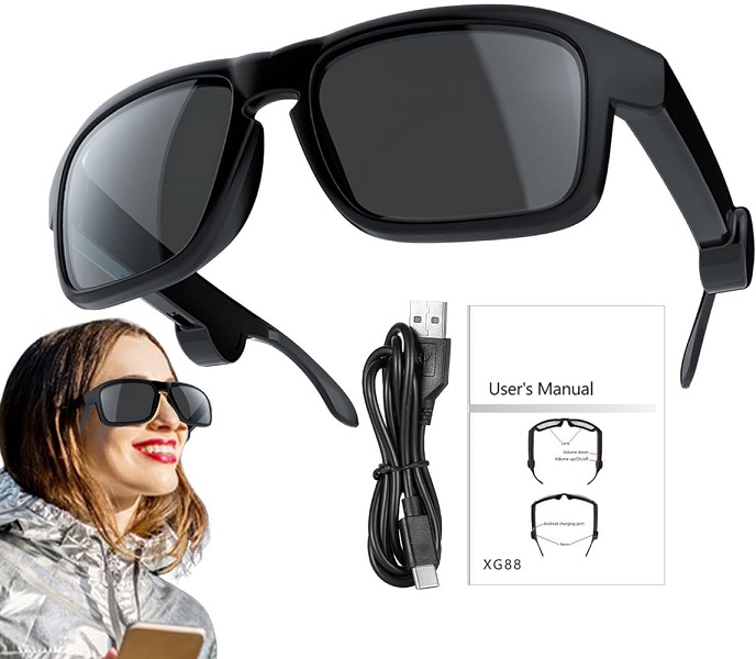 Bluetooth Sunglasses Headset Smart Glasses | Daraz.com.bd