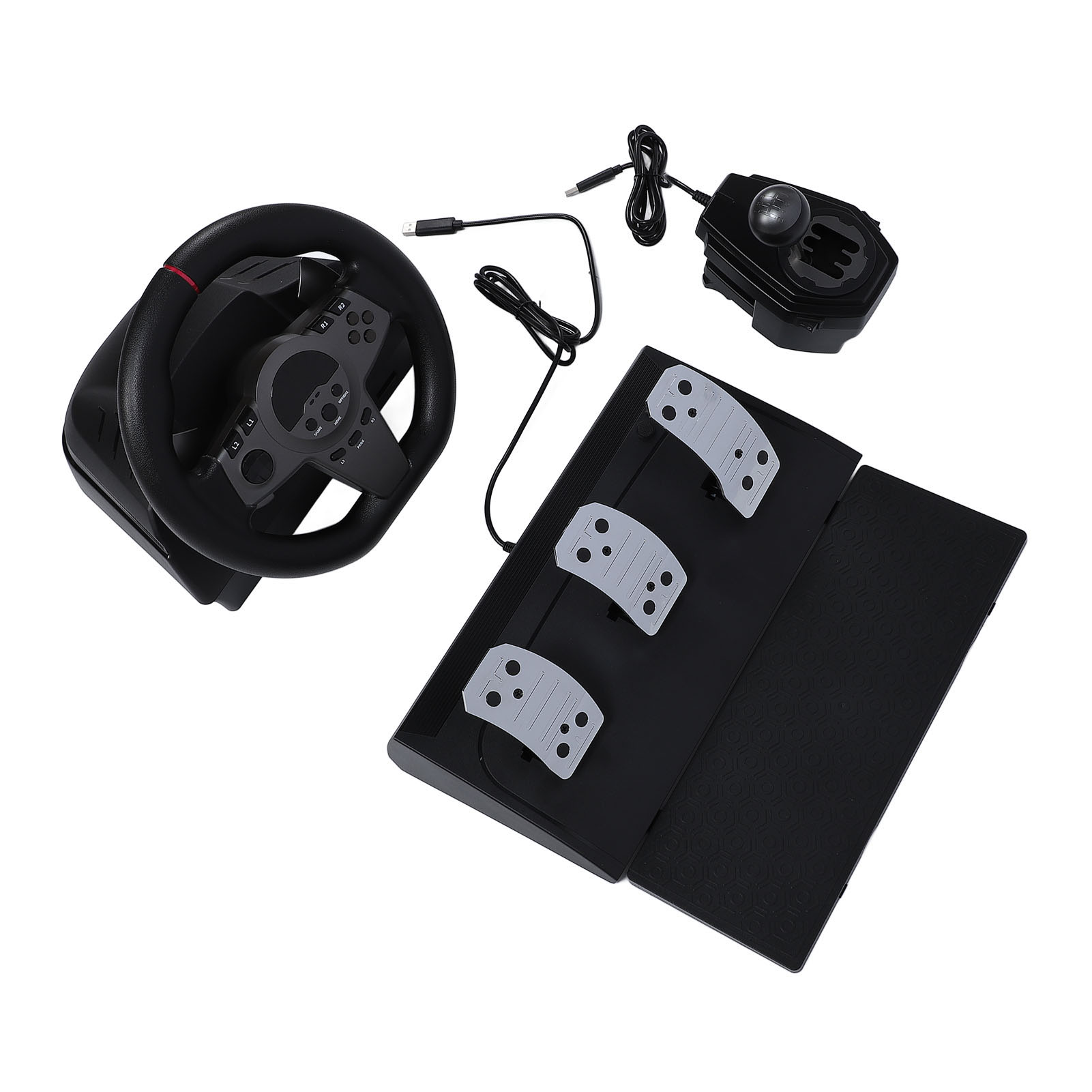 PC Steering Wheel 270 Degree Gaming Steering Wheel Accurate Control for ...