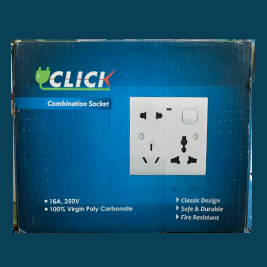 Click Multi Socket & Switch 13A | Daraz.com.bd