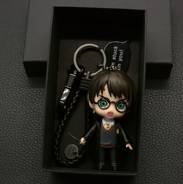 Harry Potter Wizard Keychain Pendant Bag Ornament Key Chain Hand Office ...
