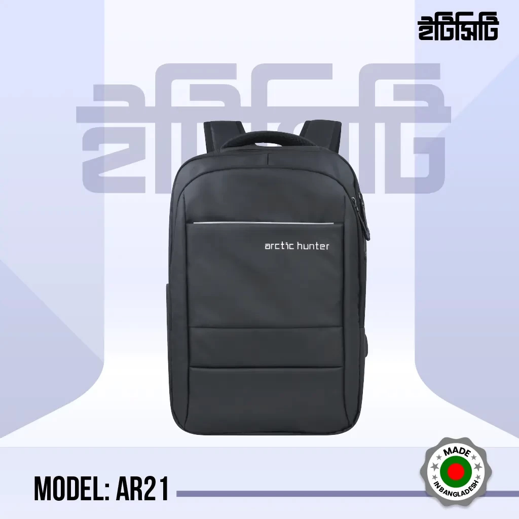 Trendy Stylist Waterproof Fabric Travel laptop Backpack - AR21 (Black) | Daraz.com.bd