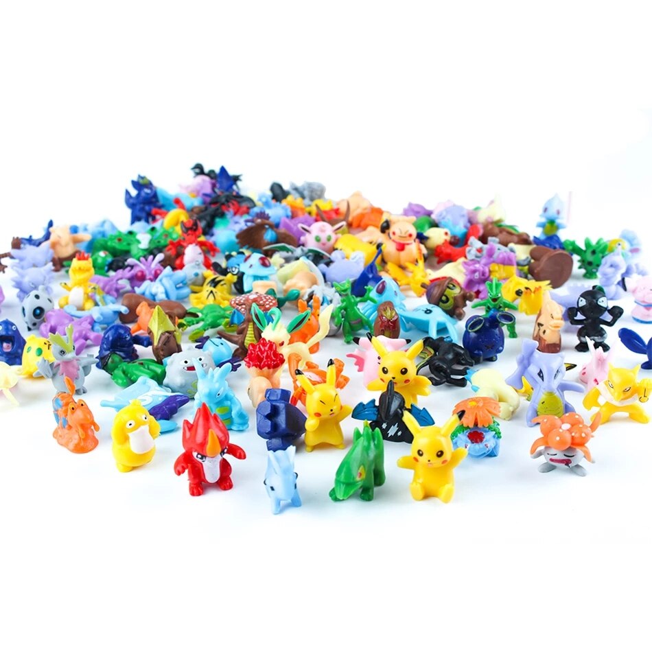 24Pcs Set Pokemon Figure Blind Box Gift Kawaii Pikachu Anime Figural ...