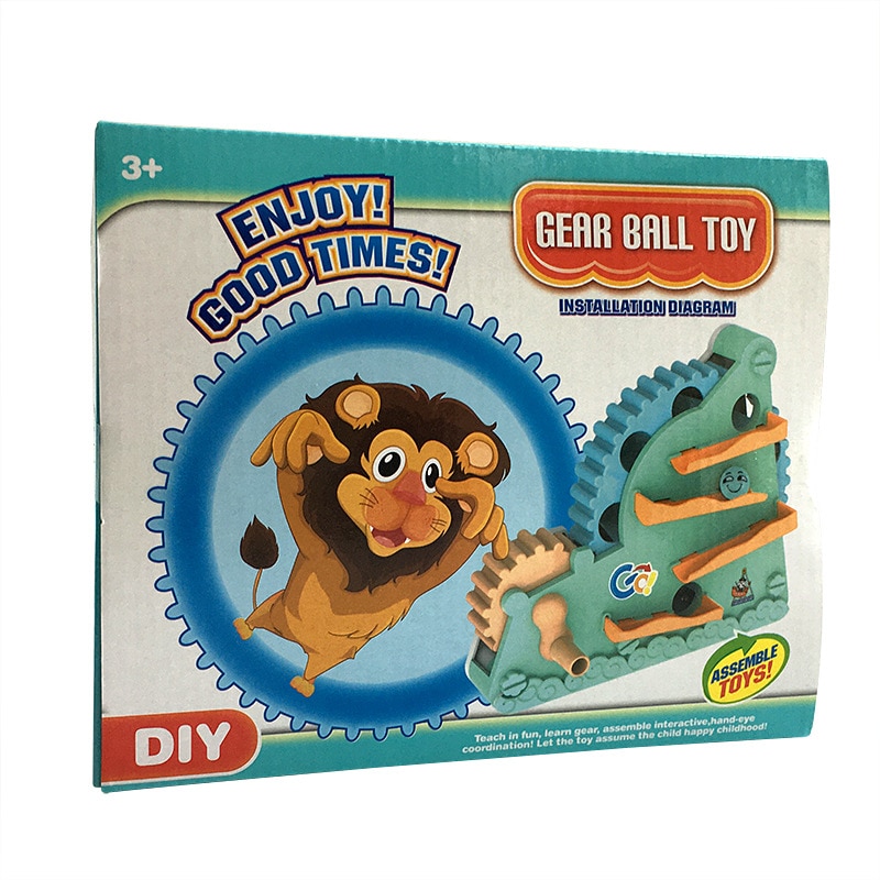 Kids Gear Blocks Toy Set Building Construction Gear Ball Game for ...