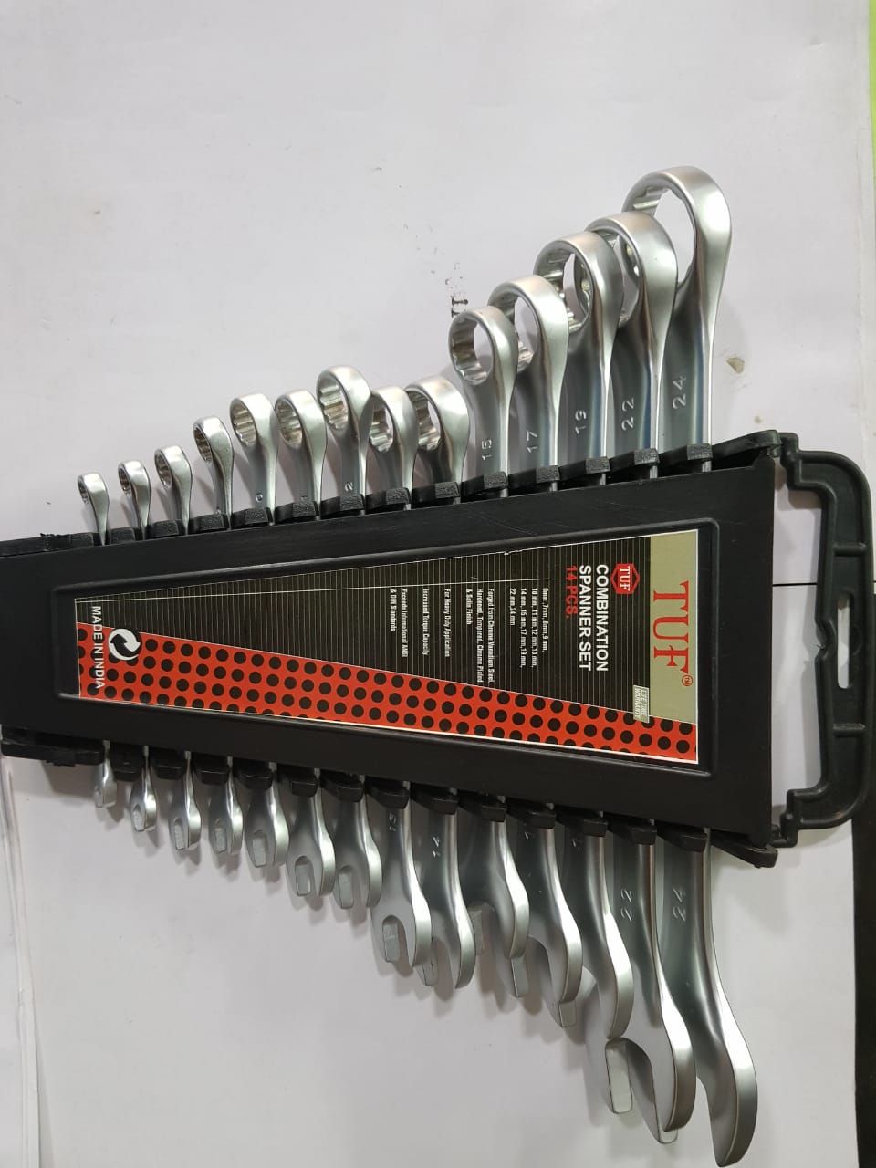 Tuf Combination Spanner Set Rack 14 Pcs | Daraz.com.bd