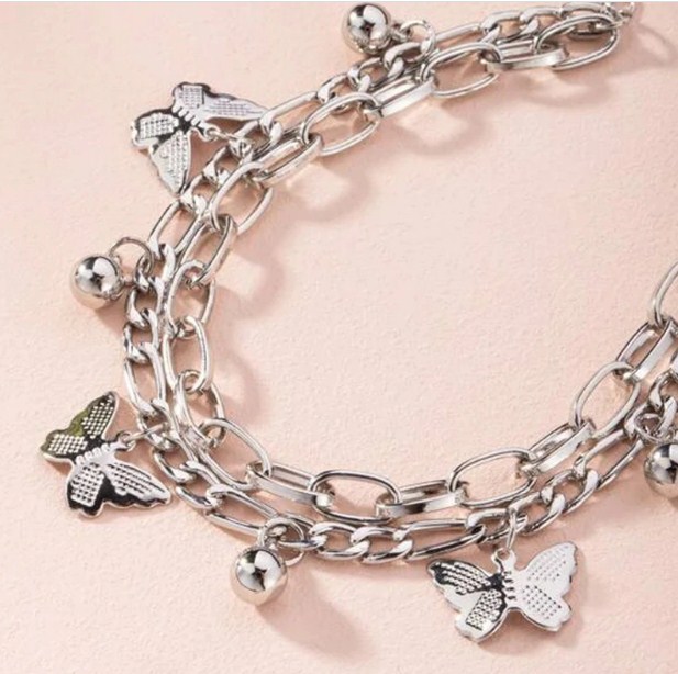 Butterfly Bracelet Woman Layered Girl Bracelets | Daraz.com.bd
