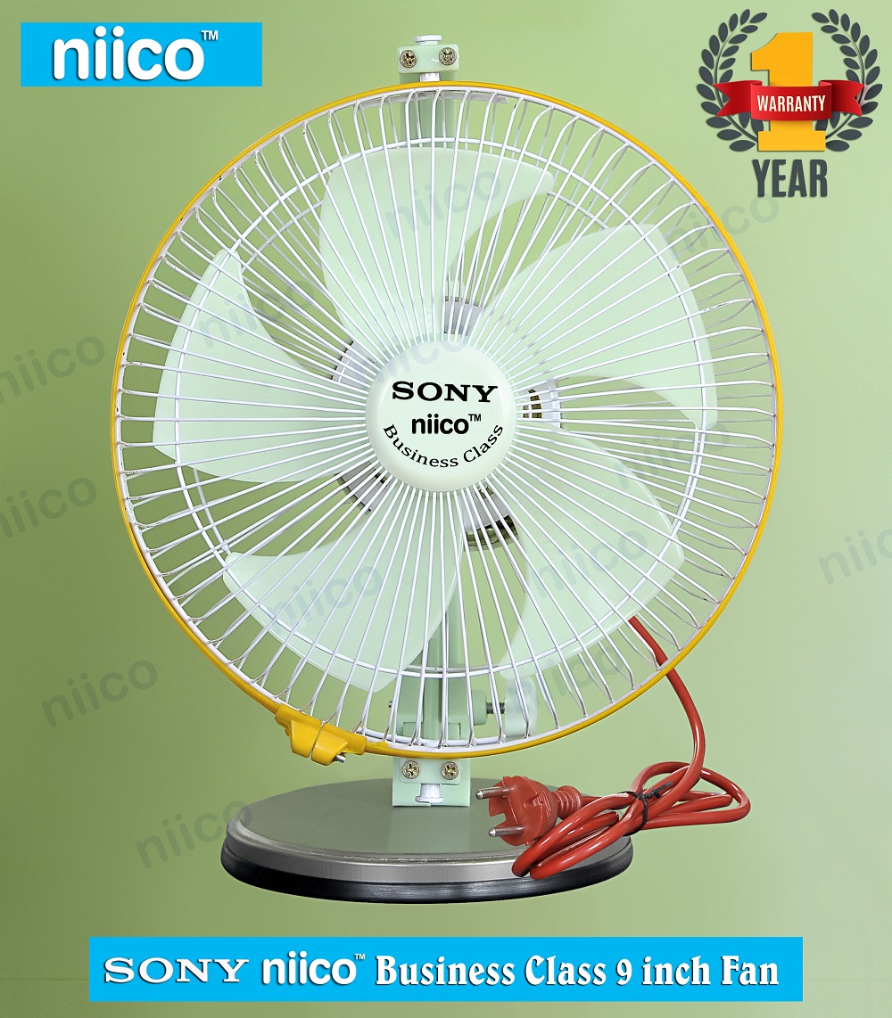 9 inchi Business Class Soundless High Speed Sony niico Fan(One Year ...