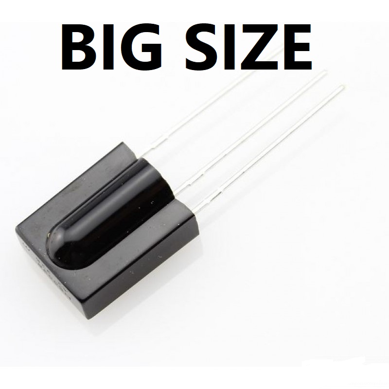 3Pcs- BIG SIZE TSOP 1738 IR Receiver 3 Leg 38KHz Remote Control IR ...