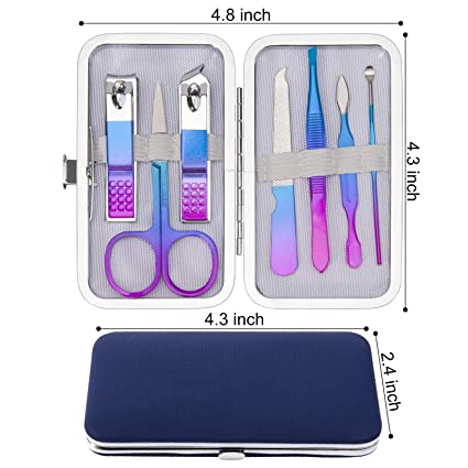 7 in 1 luxury manicure set nail cutter kit | Daraz.com.bd