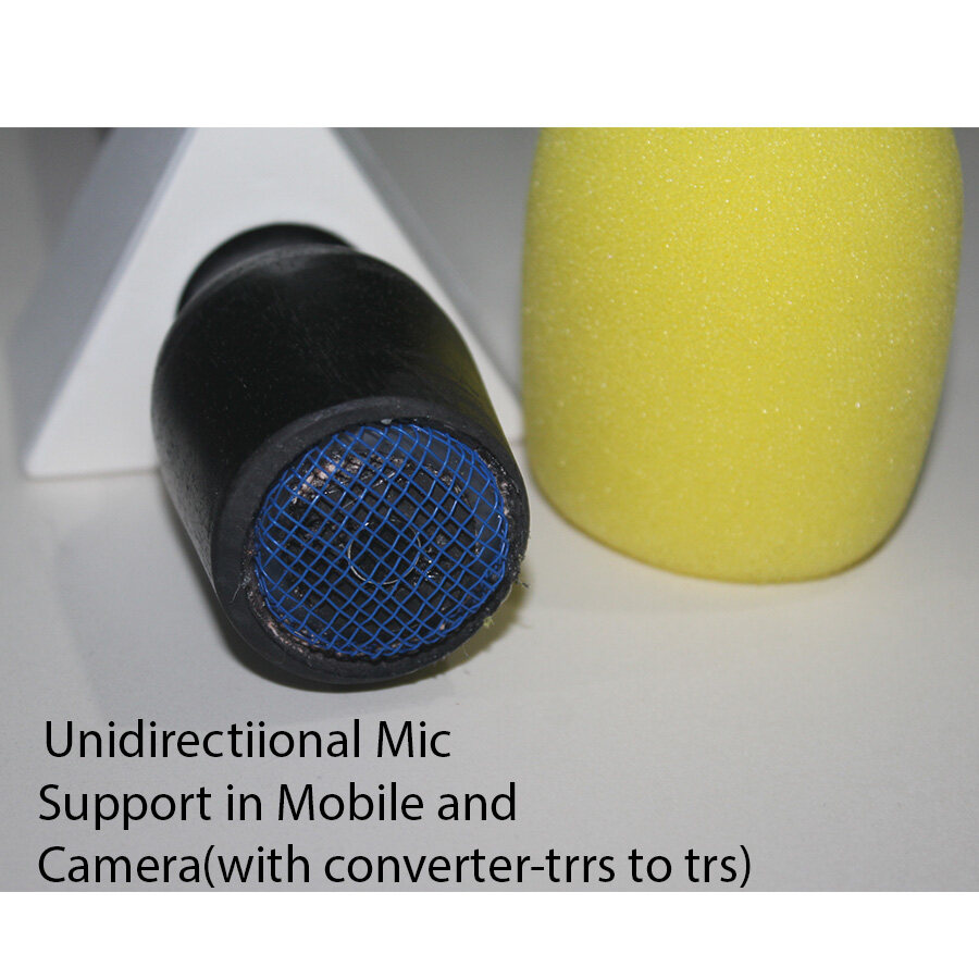 Journalist Microphone For Mobile Wooden Body - Microphone - Microphone