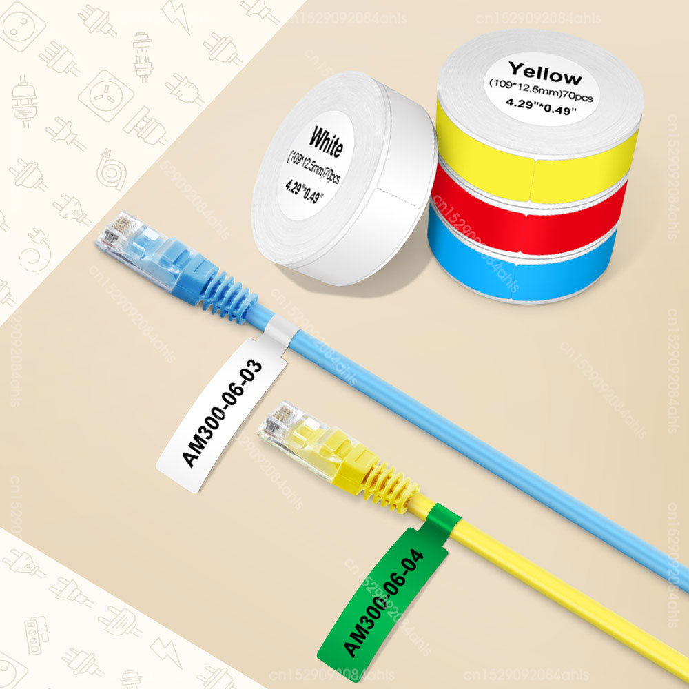 AlineYLingg Niimbot Cable Labels Thermal Niimbot D101 Label Printer ...