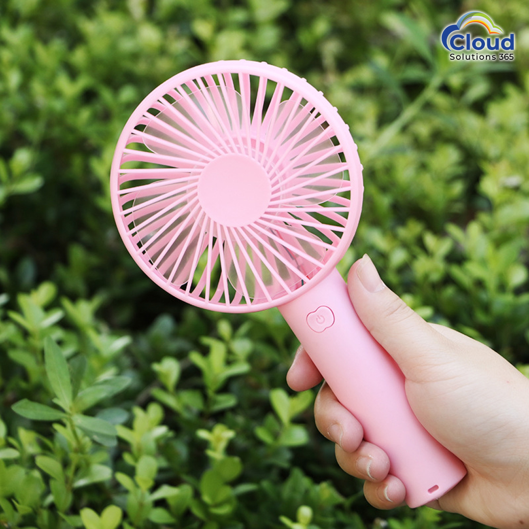 New Stylish Mini Rechargeable USB Charging Portable Handheld Fan (3 ...