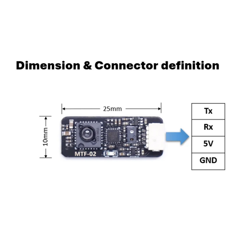 OPTICAL FLOW and LIDAR SENSOR MTF-02 Compatible with for Ardupilo / PX4 ...