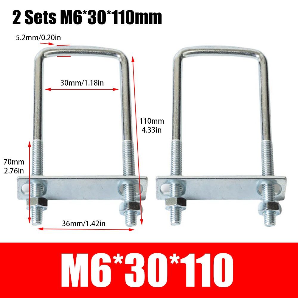 2Sets Durable 304 Stainless Steel Square Clamp With Baffle Right Angle ...