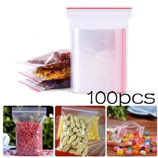 10 x 8 Inches Zip Lock multipurpose Poly Bag 50 Pieces | Daraz.com.bd