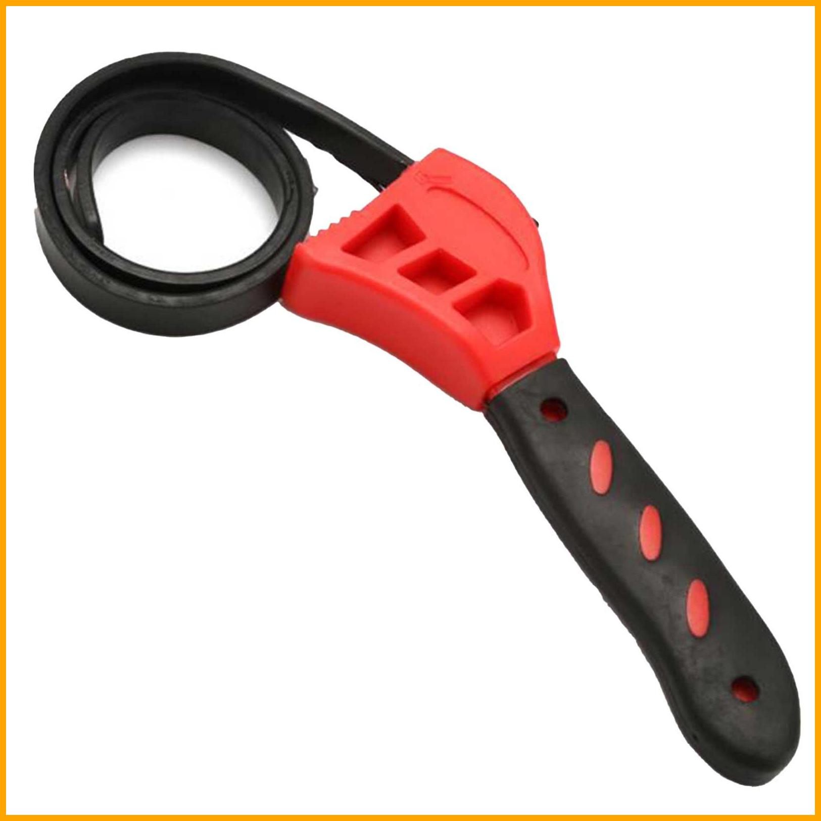 Adjustable Strap Wrench Set with Length Adjustable Oil Filter Wrench ...