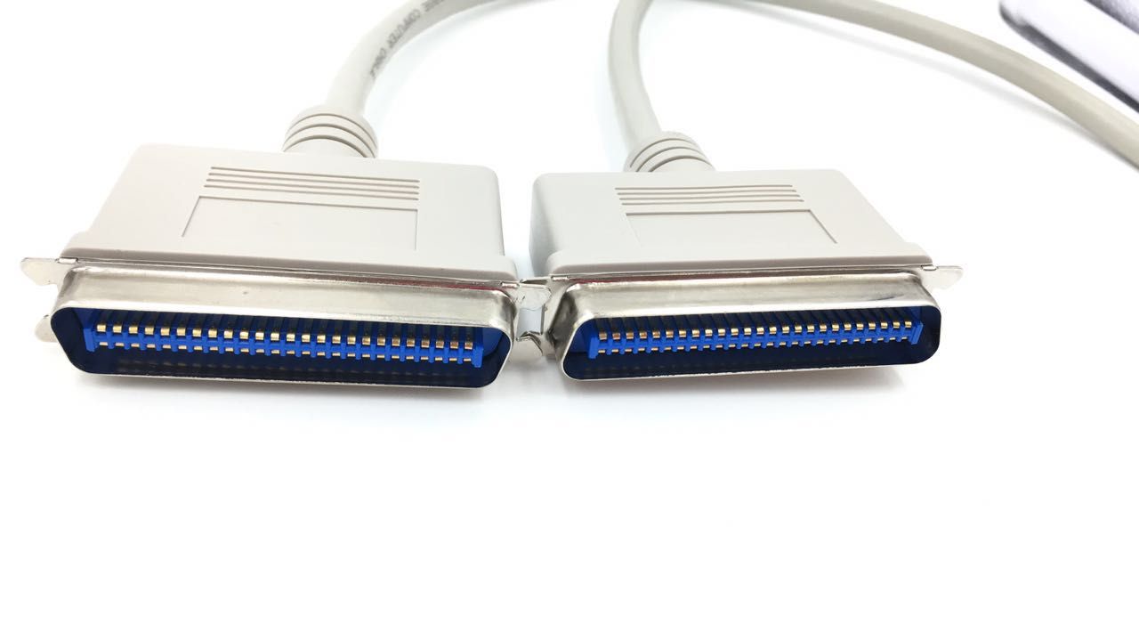 CN50 to CN50 SCSI Cable 50 Pin to 50 Pin Printer Cable Male to Male for ...