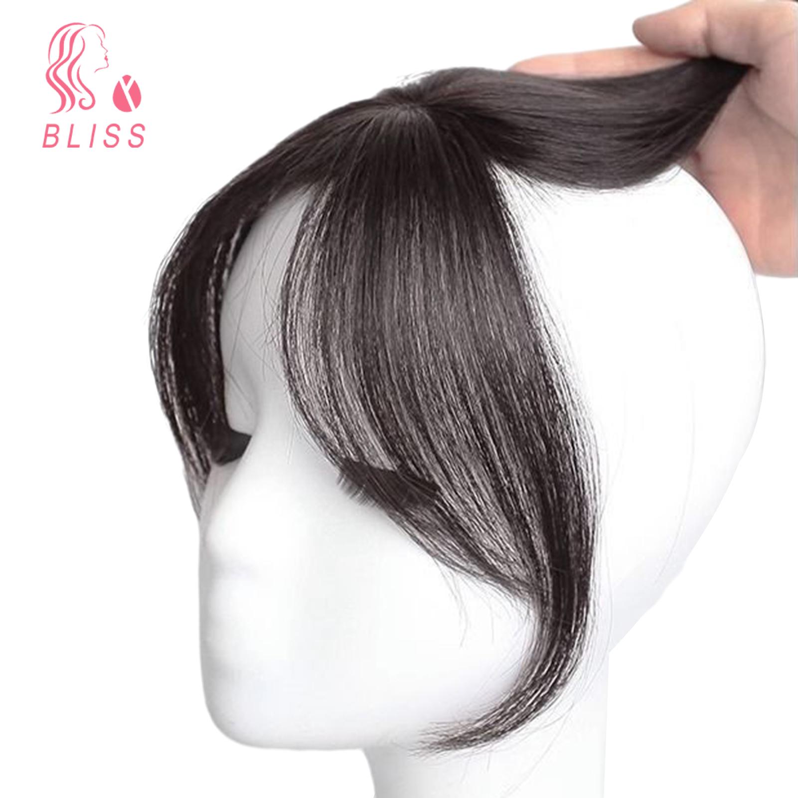 Bliss at-resistant Bangs Wig Natural Wi 3d French Bangs Hair Extensions ...