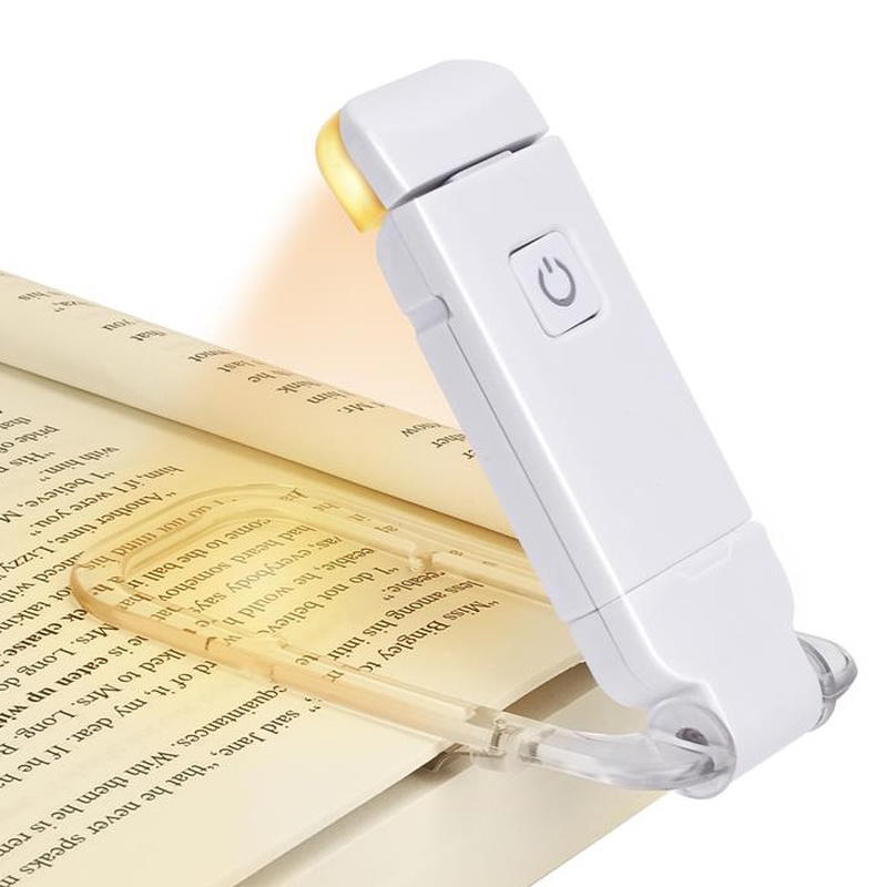 1/3Pcs USB Rechargeable LED Book Reading Light/ Portable Bookmark Eye ...