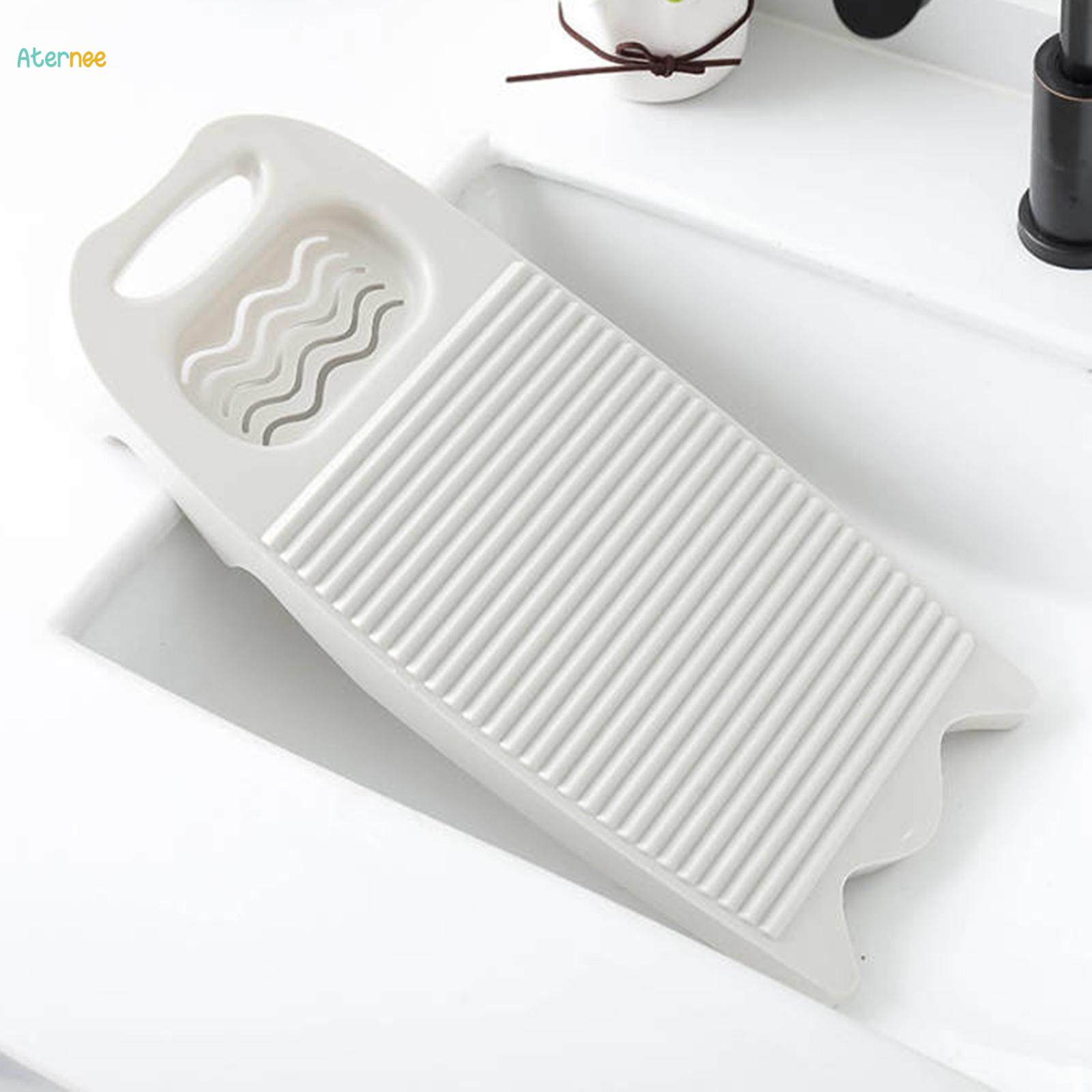 Washing Board with Soap Drain Box Portable Washing Scrubbing Board for ...
