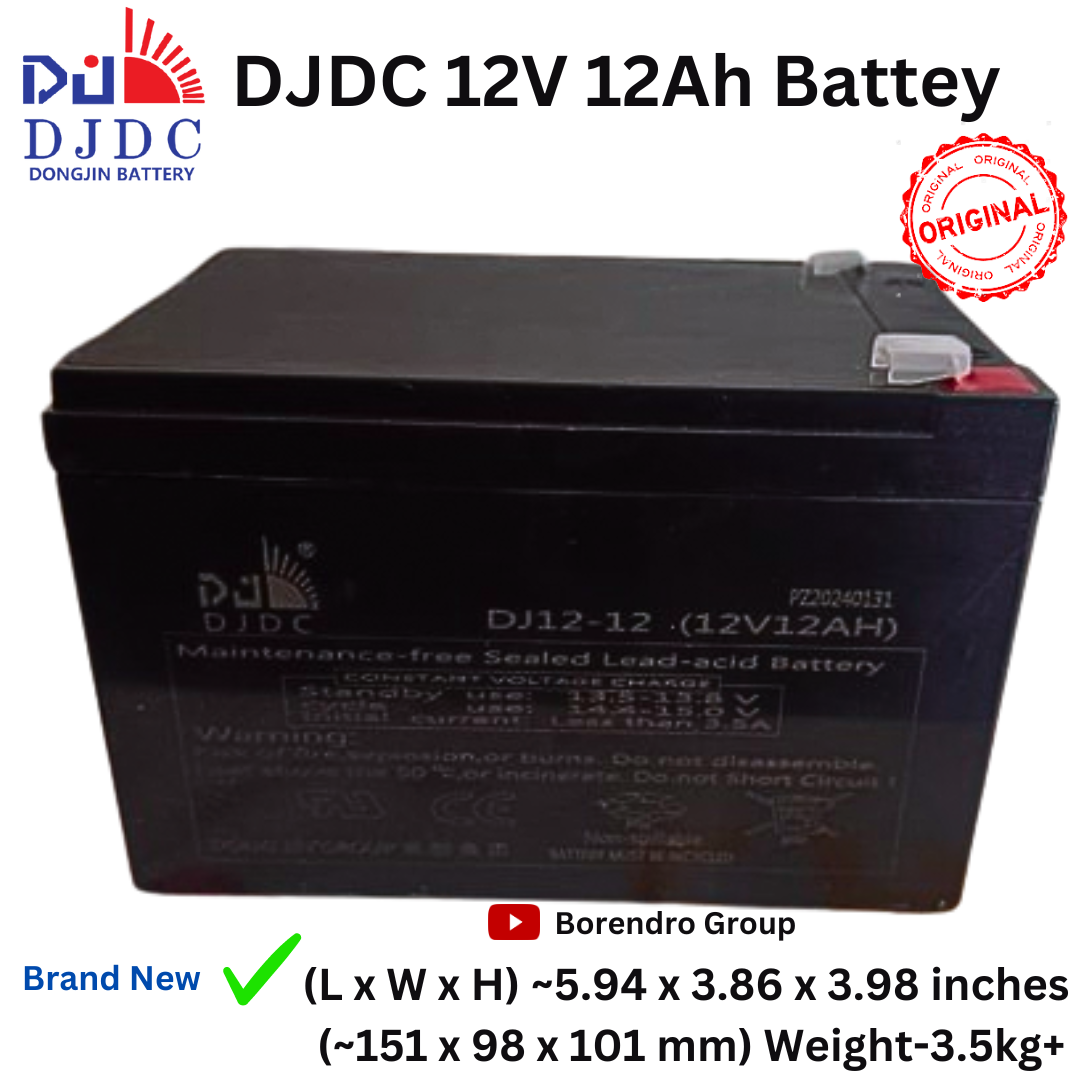 DJDC 12V 12Ah Battery / 12 volt 12Ah Battery for Electric Cycle ,DC ...