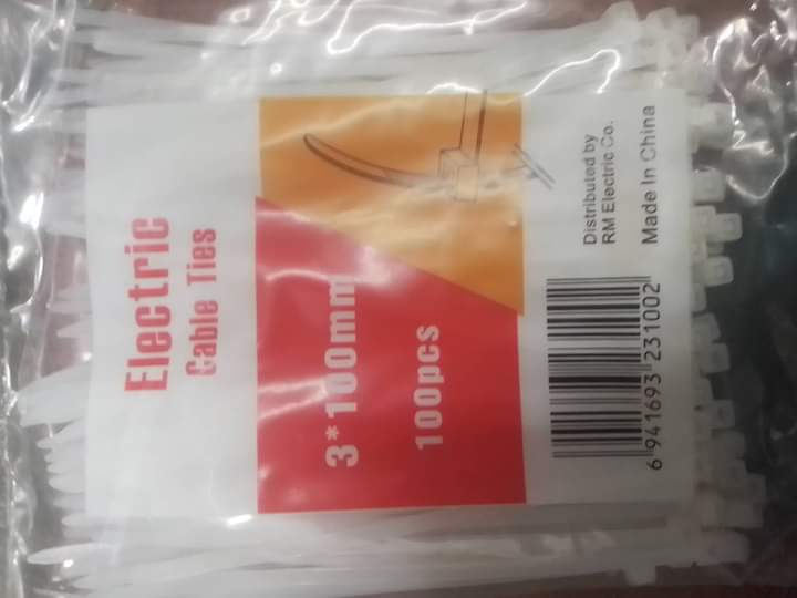 cable tai 3*100 mm . 4 inch long cable tai 100 piece 1 packet | Daraz ...