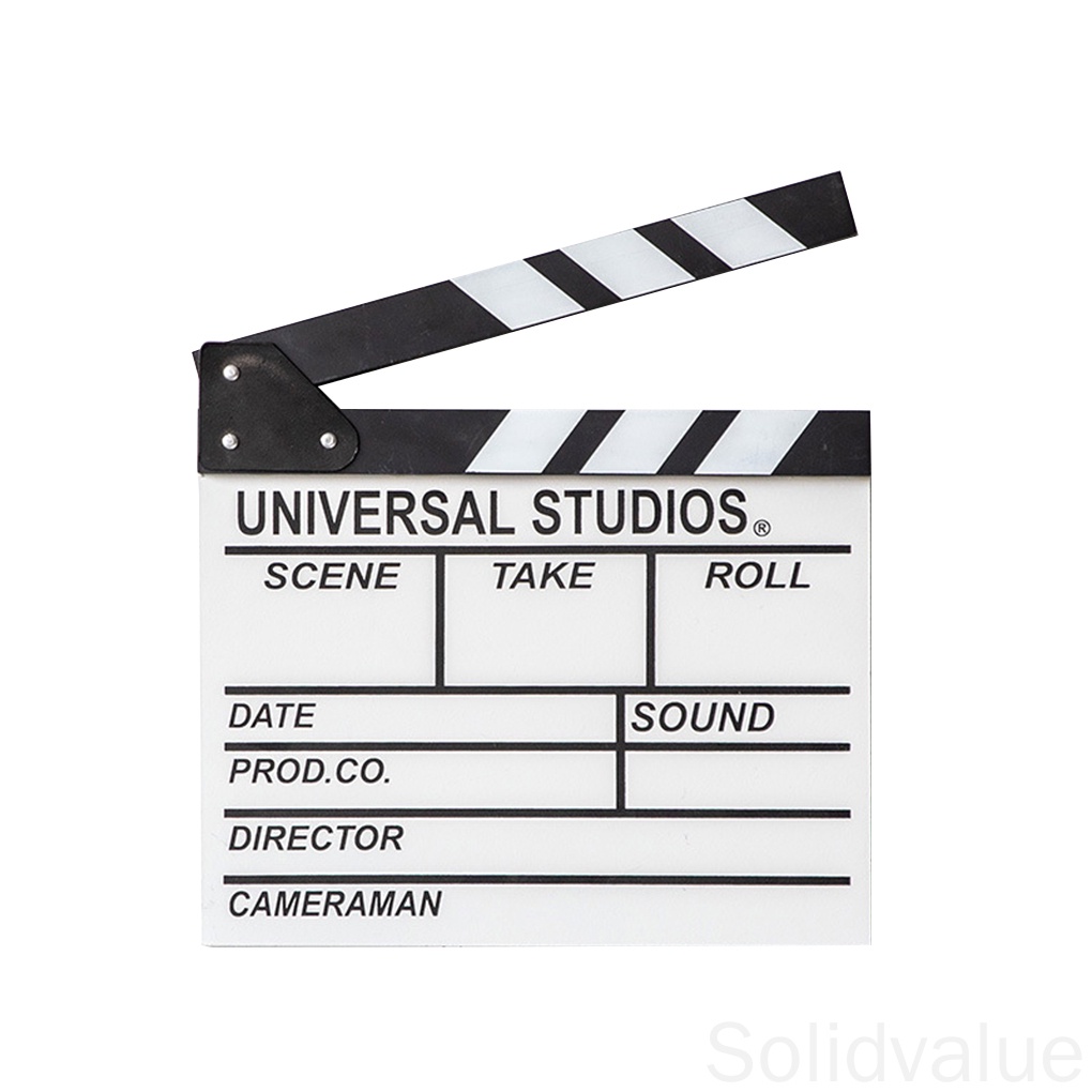 SV-Director Film Clapboard Action Scene Clapper Board Wooden Movie Film ...