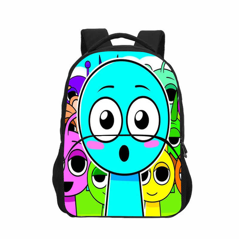 Sprunki School Backpack Bag Incredibox Sprunki School Bag Student ...