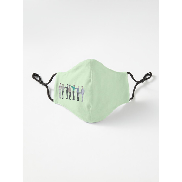 BTS Face Three Layer Face Mask for Men and Women Gaming Face Mask ...