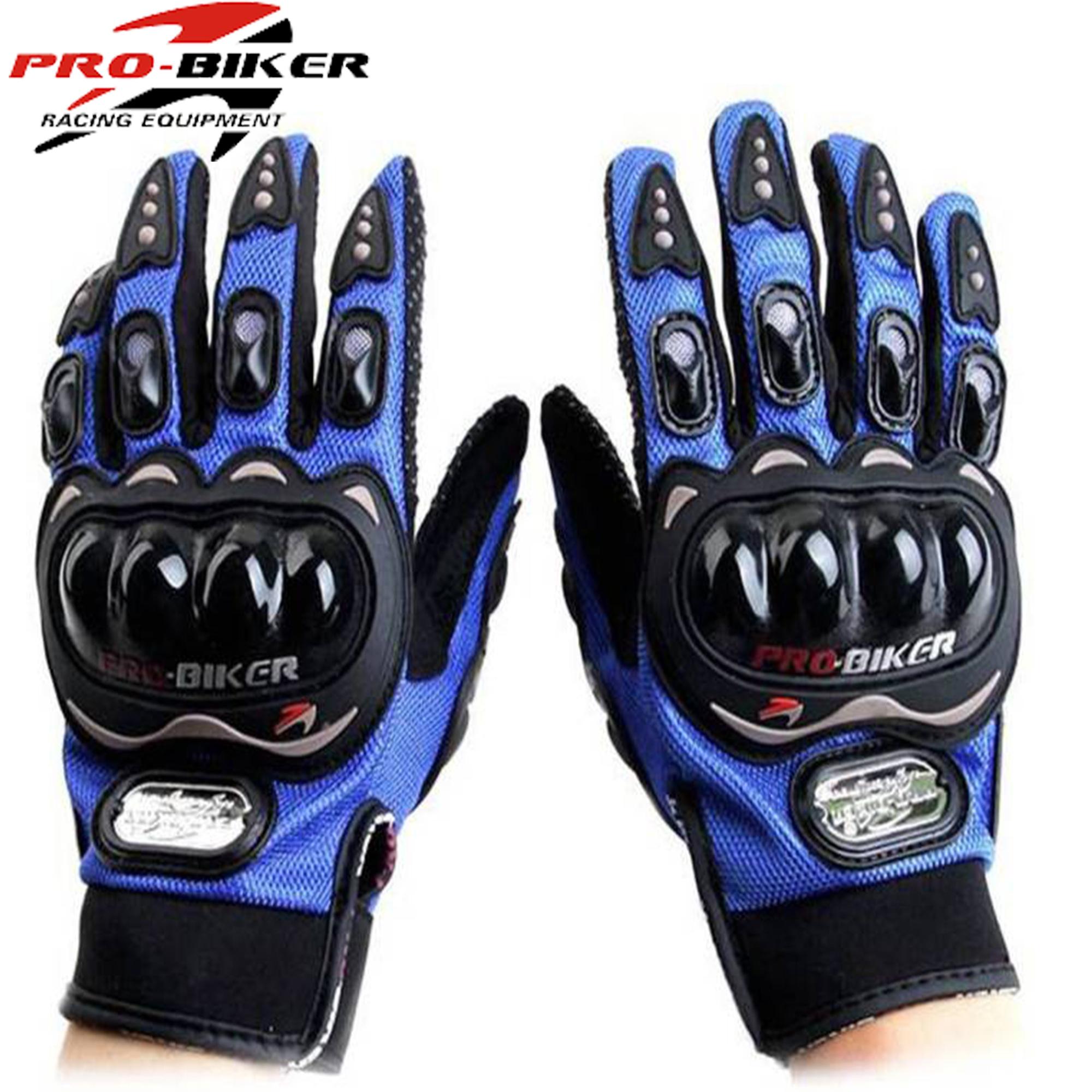 Pro bike full hand gloves with Screen tuch finger Pro-Bike Leather ...