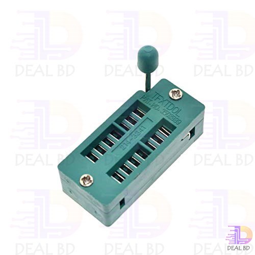 Universal ZIF Socket 14Pin DIP 14 Pin 2.54mm Pitch IC Chip ZIF Socket ...