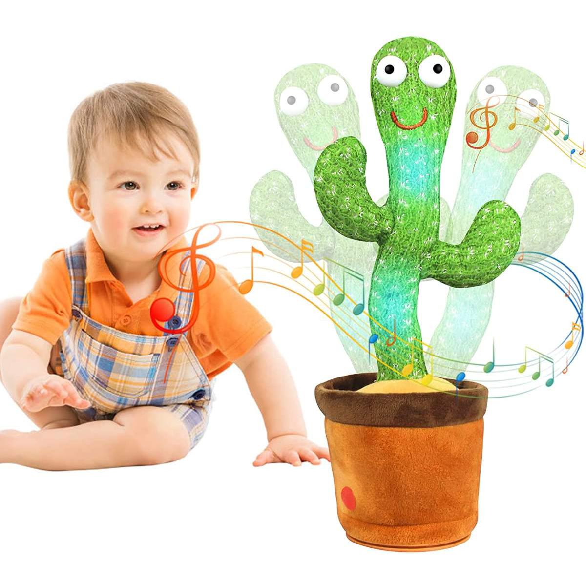 Cactus Plush Funny Electronic Shaking Cactus Singing Dancing Cactus ...