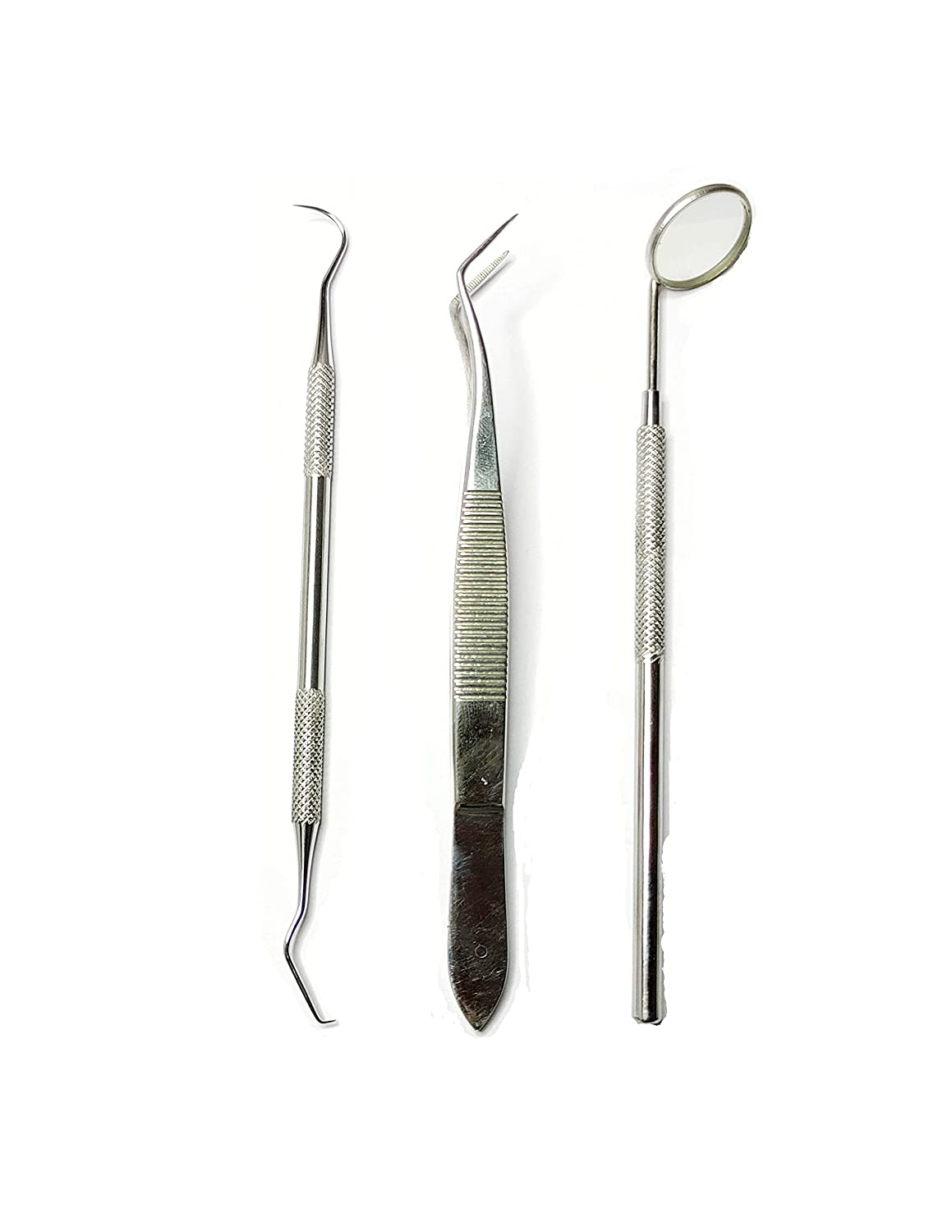Dental PMT Set, Dental Tools includes 1 Dental Tweezer + 1 Dental Mouth ...