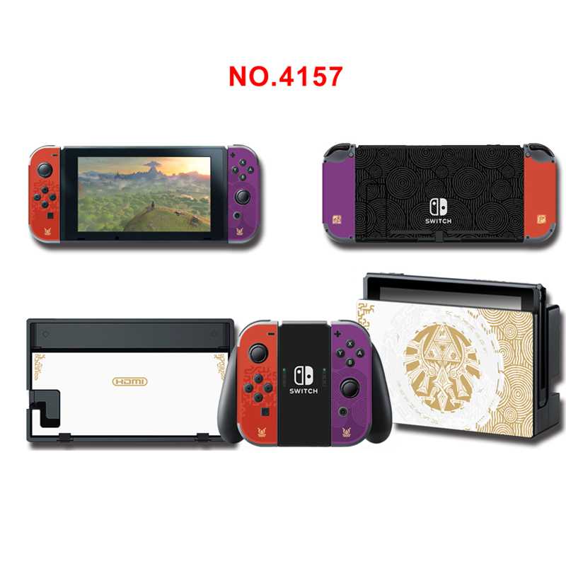 New Ns Kingdom Tears Limited Console Skin Sticker for Nintendo Switch ...