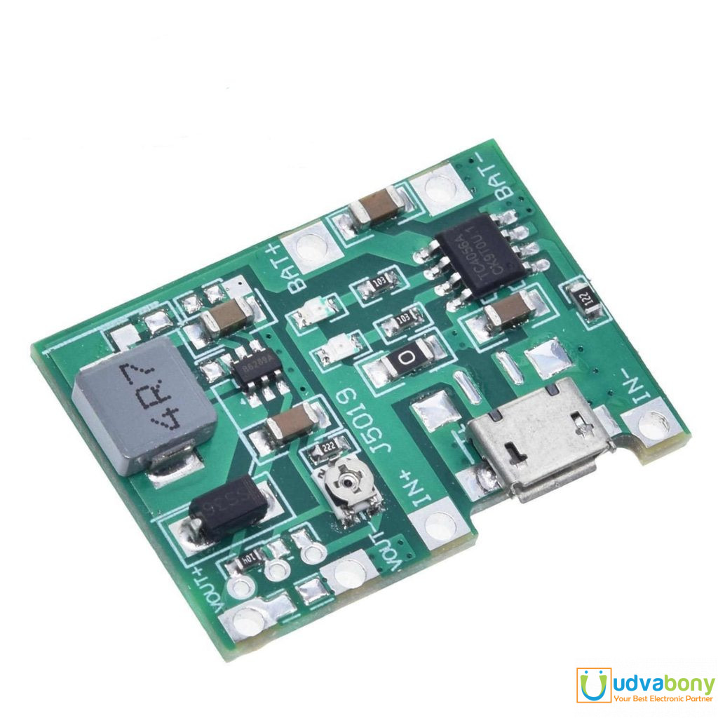 Lithium Li-ion 18650 3.7V 4.2V Battery Charger Board DC-DC Step Up ...