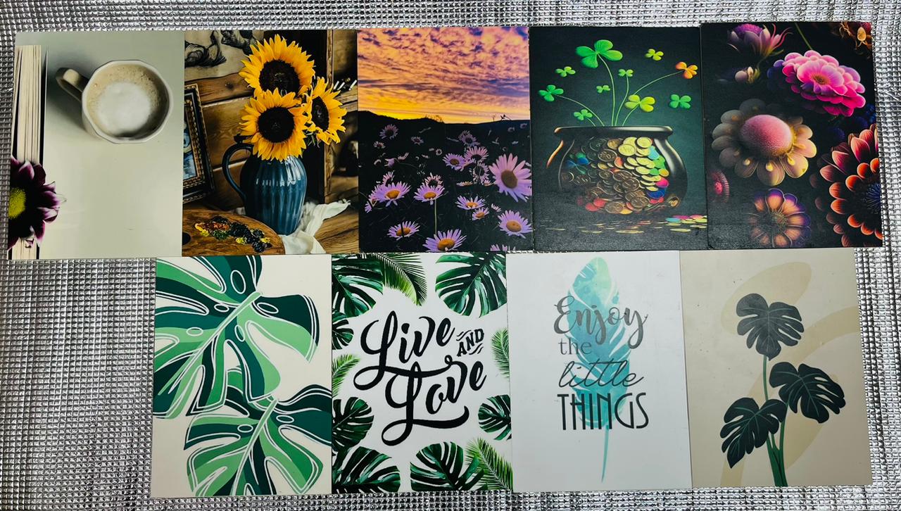 Home Decor 9pcs Unique design Wallboard Decoration | Daraz.com.bd